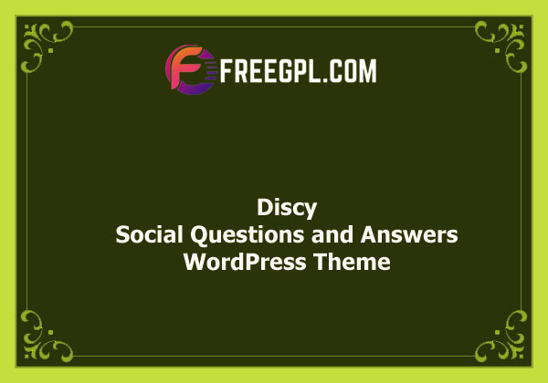 Discy v4.4.3 – Social Questions and Answers WordPress Theme Free Download