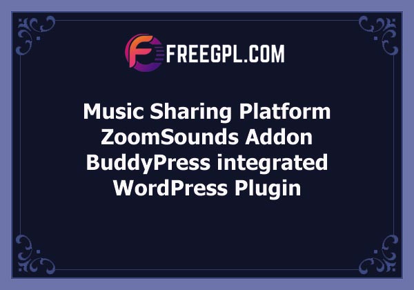 [v1.2.1] Music Sharing Platform – for Wordpress / ZoomSounds Addon, BuddyPress Integrated